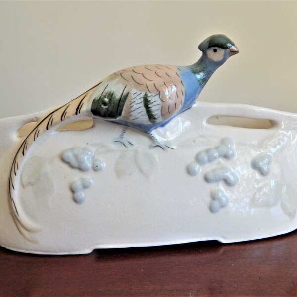 Pheasant Vase - Etsy