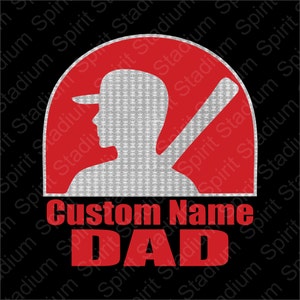 Baseball Dad Shirt Personalized, Team Dad, Baseball Custom Name Sports ...
