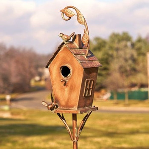 Copper Birdhouse - Etsy