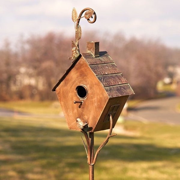 Copper Birdhouse - Etsy
