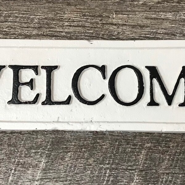 Cast Iron Sign - Etsy
