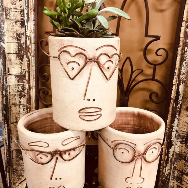 Face Planter With Glasses - Etsy