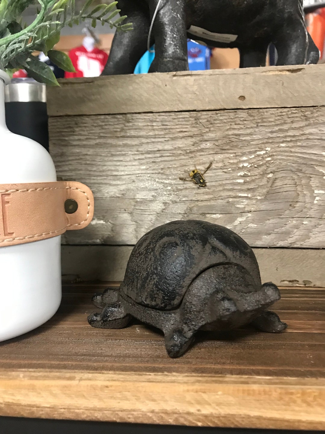 Cast Iron Lady Bug Key Hider Trinket Box Paperweight - Etsy