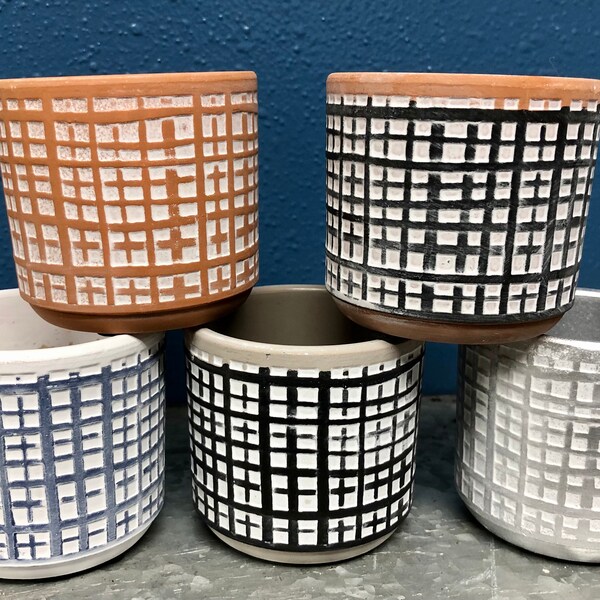 Mini Clay Pots - Etsy