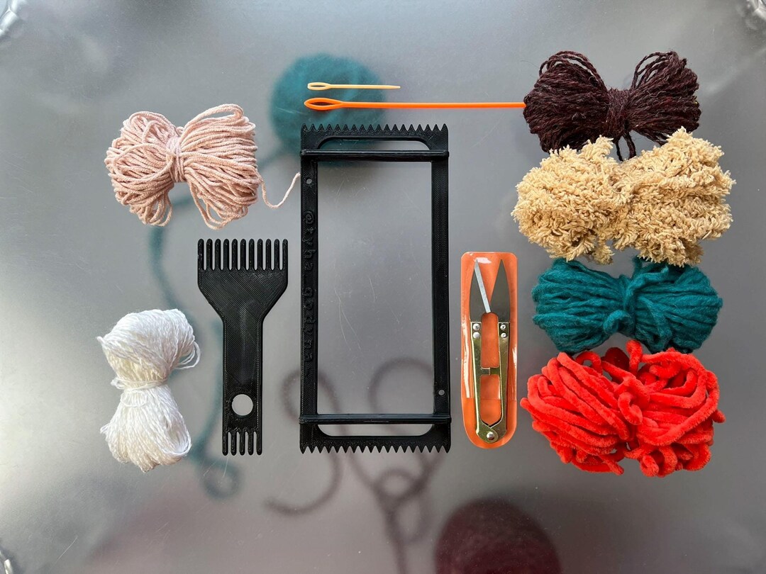 Weaving Set Starter Kit All Included - Weaving Hand Loom With Tools and ...