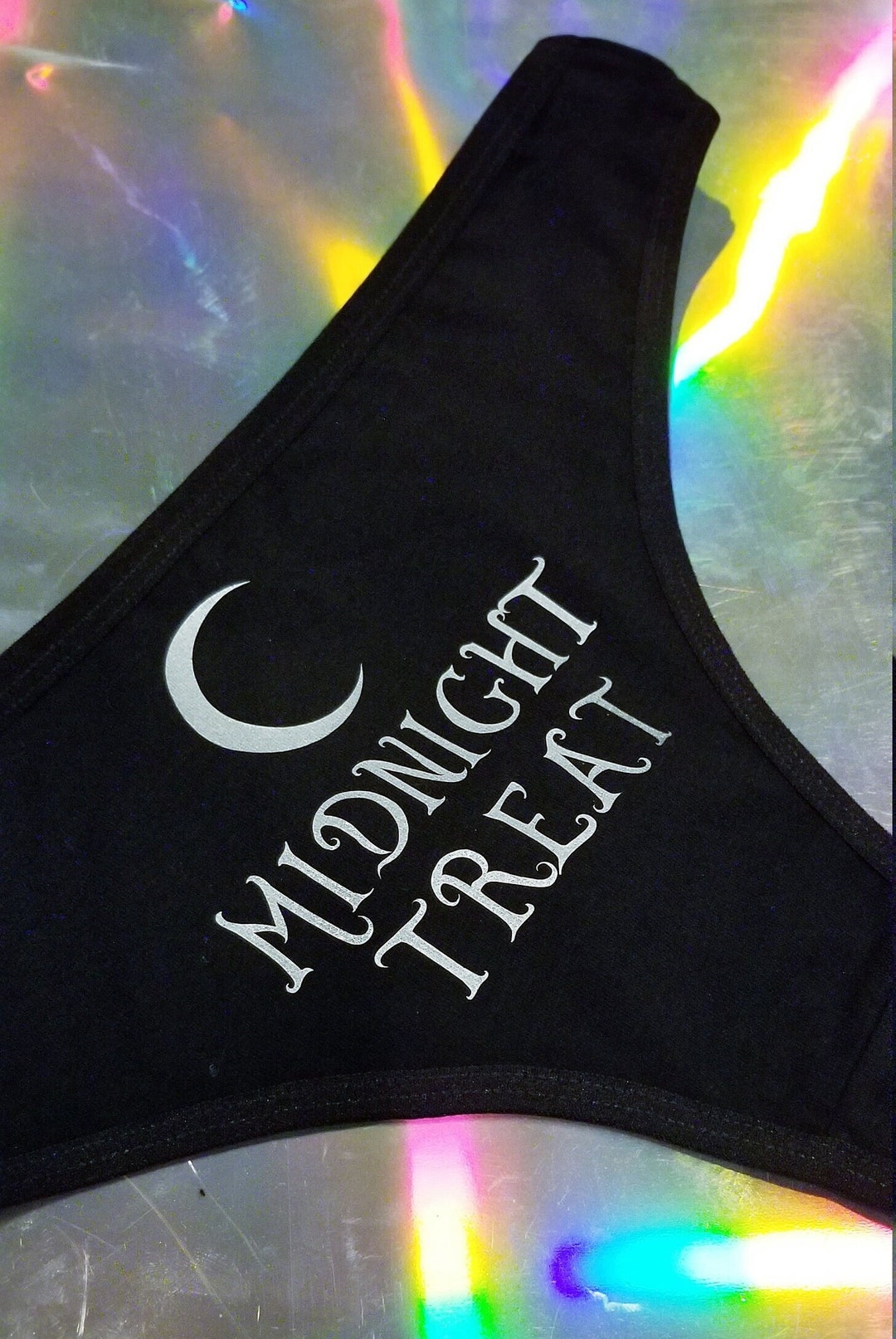 Midnight Treat Halloween Thong, Moon Underwear, Halloween Panties ...