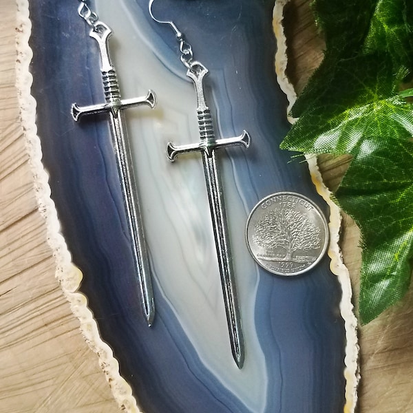 Sword Earrings - Etsy