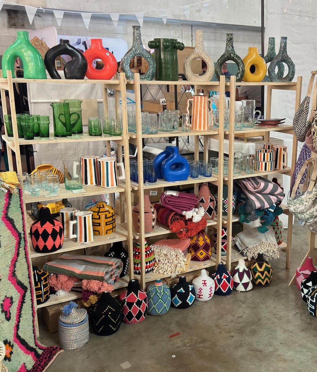 Collapsible Plywood Bookshelf: Portable Display Stand for Craft Fairs ...