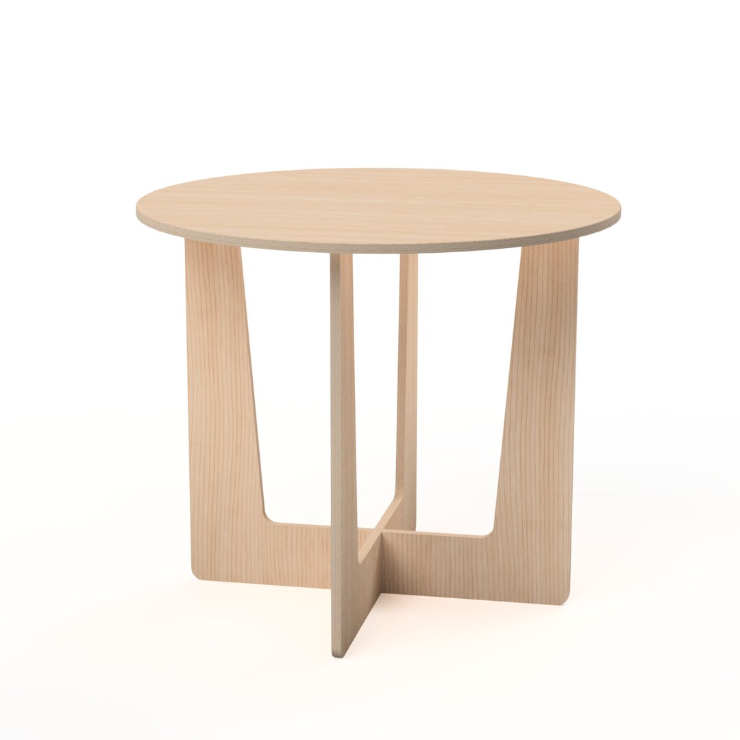 Flat Packed Round Table for Displaying Products and Items at Craft and ...