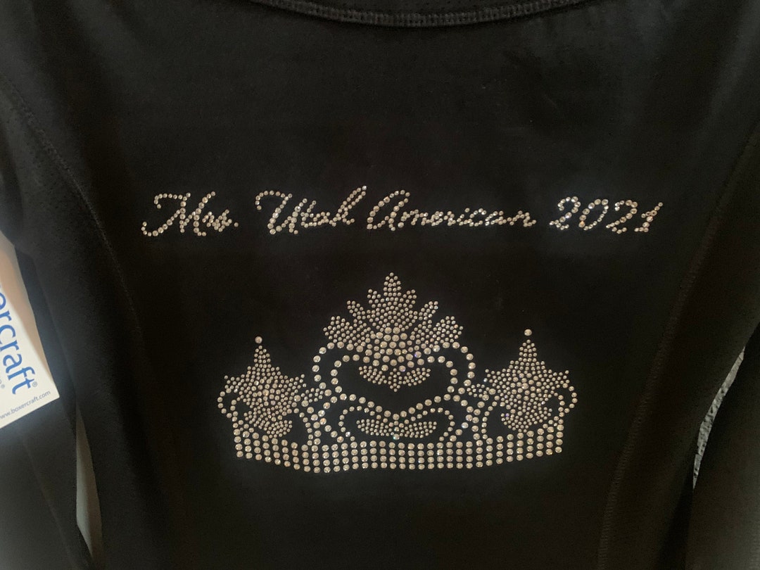 Pageant Title Holder Custom Jacket in Rhinestones Includes - Etsy