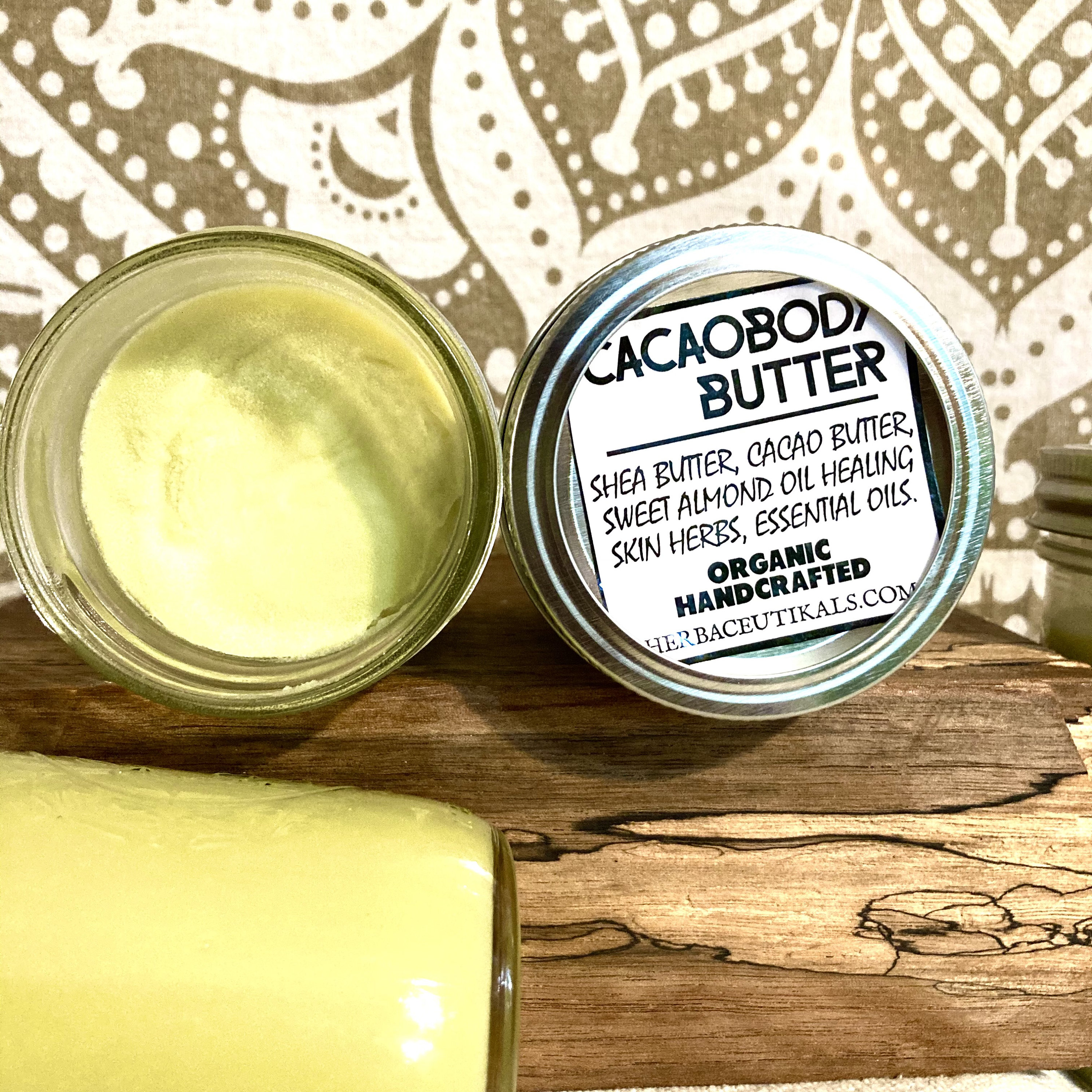 Organic Cacao Shea Body Butter // Calendula Body Butter // Herbal Body ...