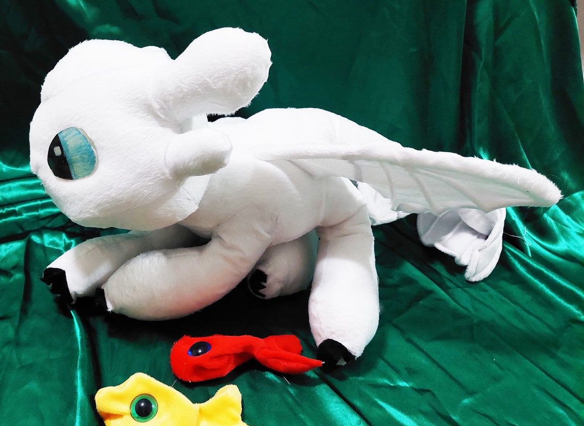 Dragon Light Fury Light Fury Plush How to Train Your - Etsy