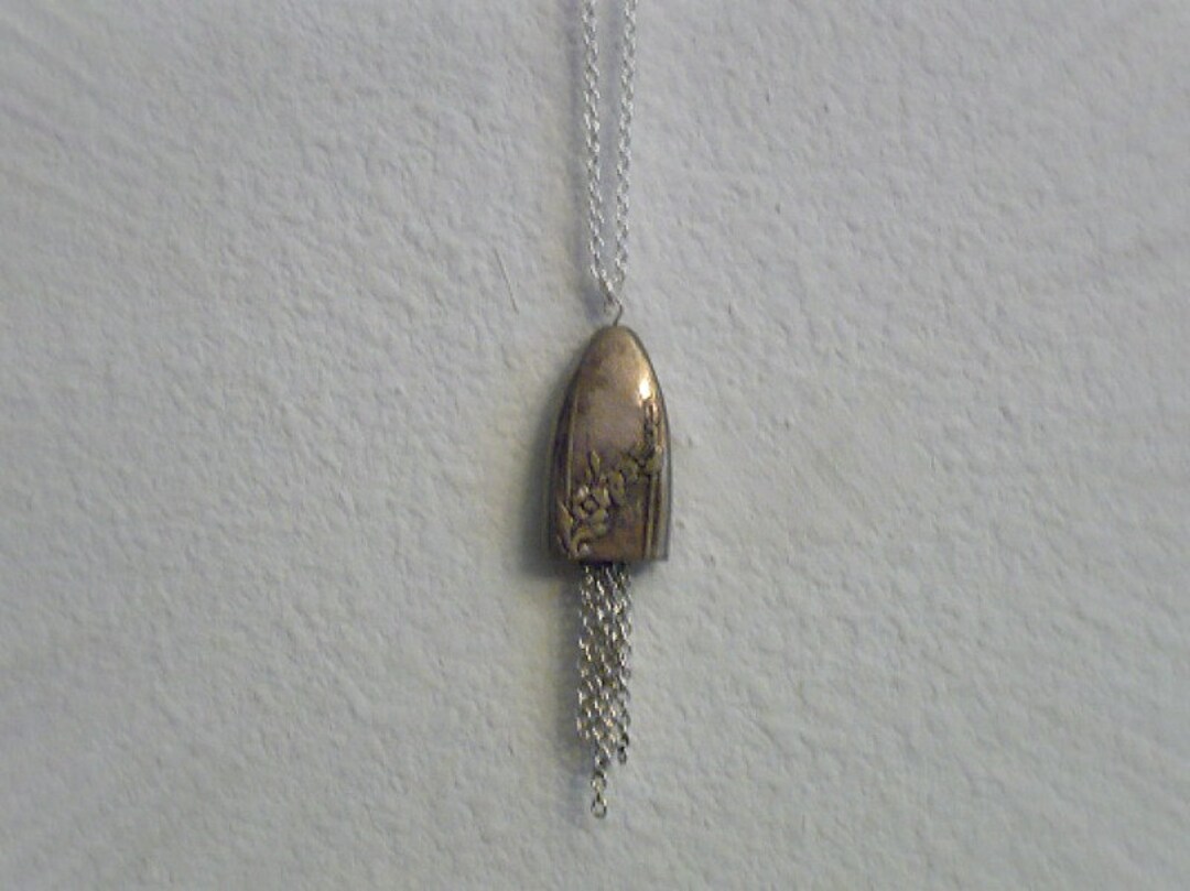 Antique Silver Knife Handle Makes This Necklace Unique. - Etsy