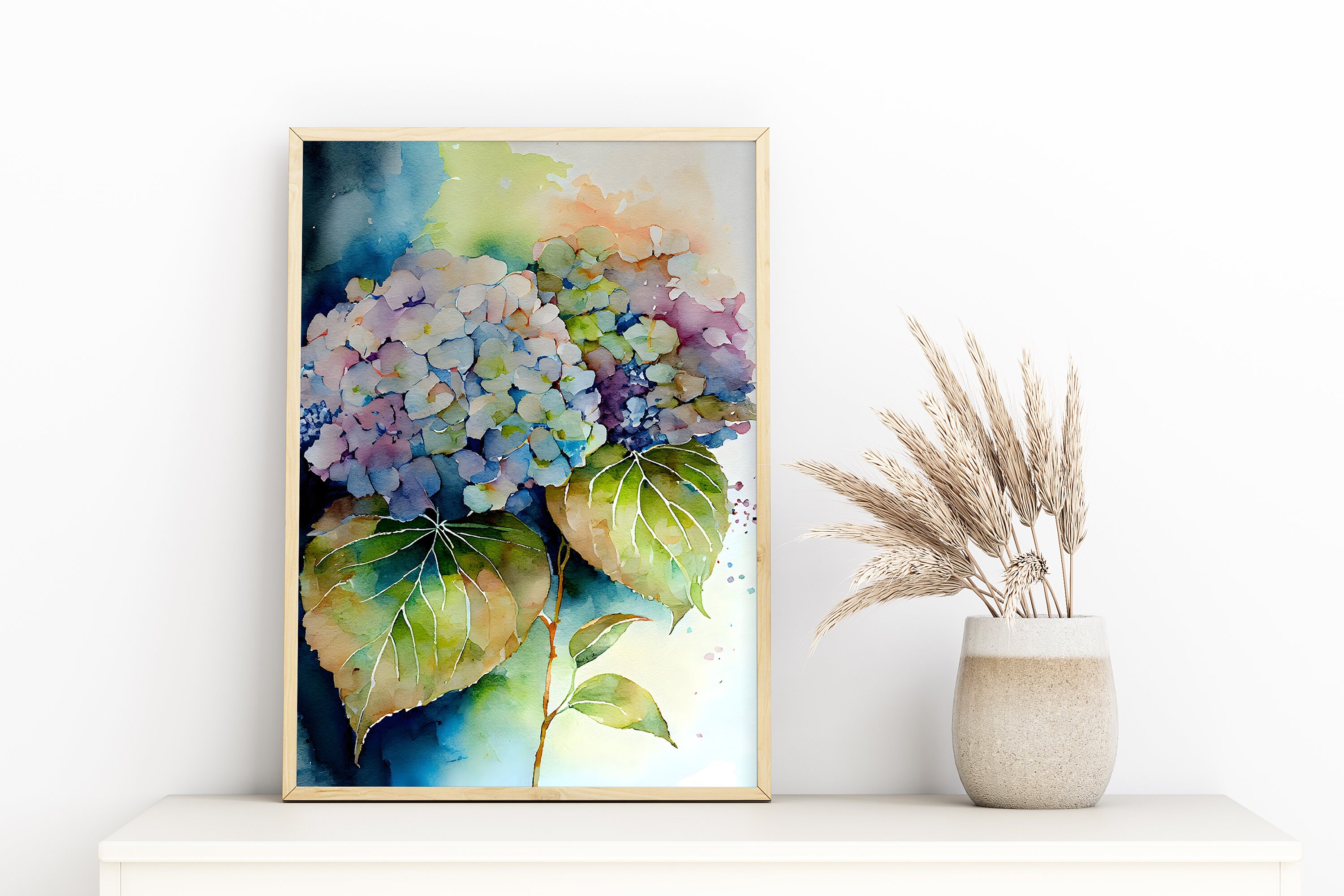Printable 2 Paintings Set Big Painting / High Resolution Art Print ...