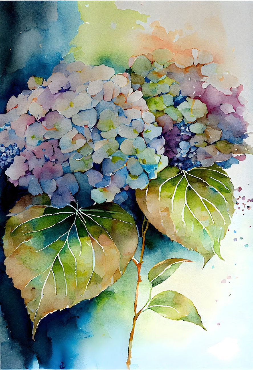 Printable 2 Paintings Set Big Painting / High Resolution Art Print ...