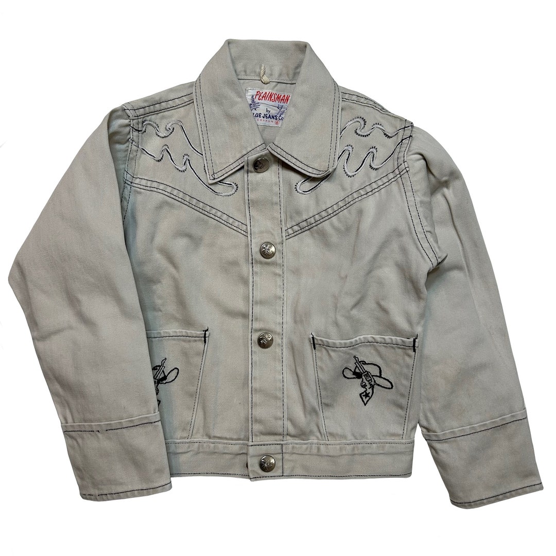 Vintage 1950s Boys “plainsman” Western Jacket by Blue Jeans Corp ...