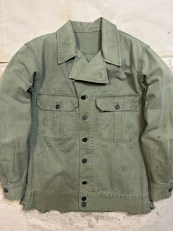 Vintage 1940s WW2 Era 1st Pattern US Army HBT Jacket … - Gem