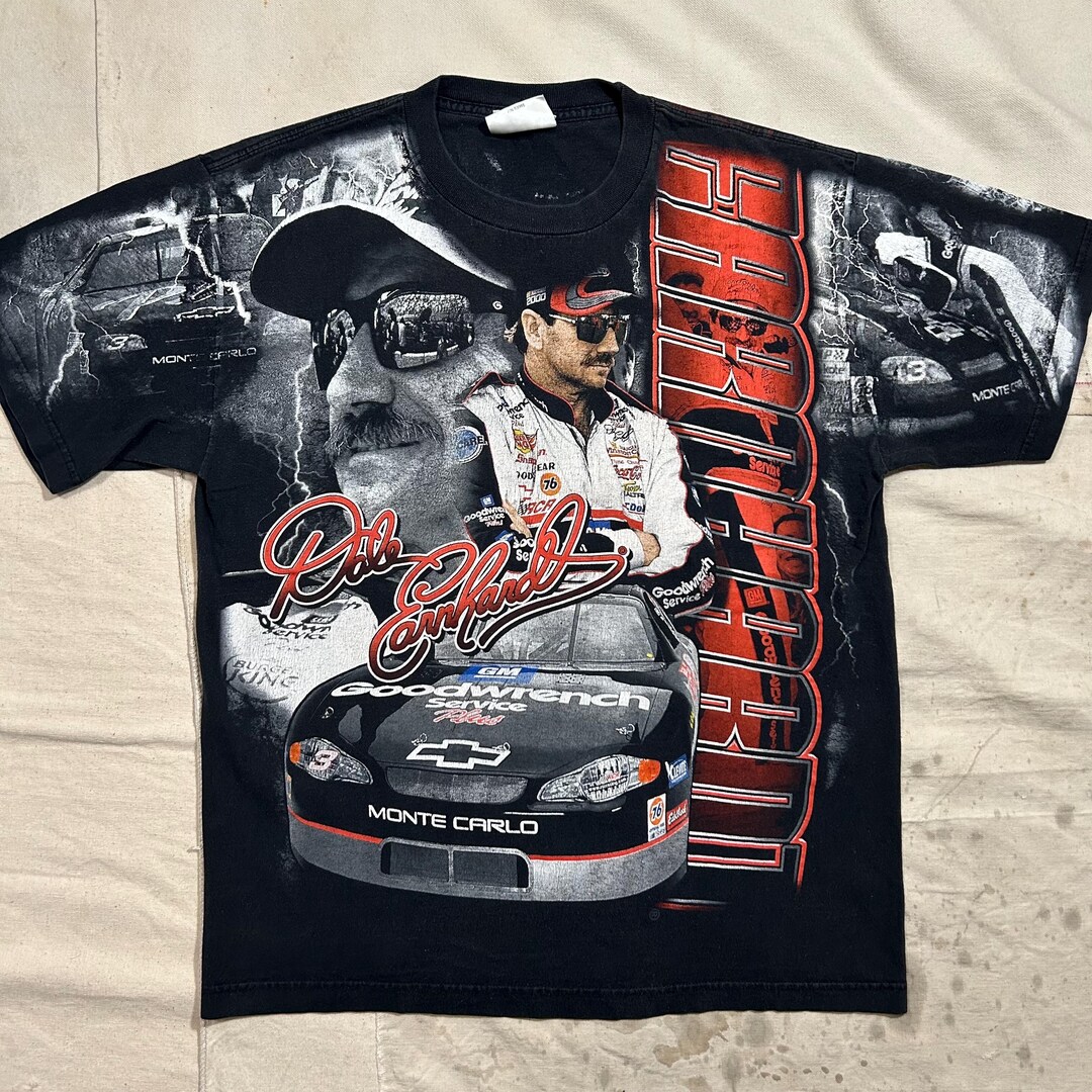 Vintage 2000s Dale Earnhardt Graphic Tee Mens Size Large Nascar All ...