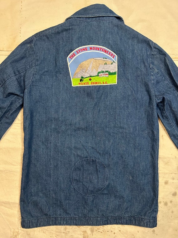Vintage 1970s Wrangler Denim Chore Jacket Mens Size S… - Gem