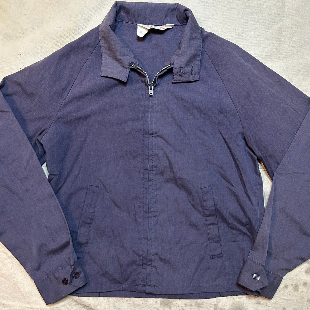 Vintage 1970s-80s Sir Jac Harrington Jacket Mens Small Navy Blue - Etsy