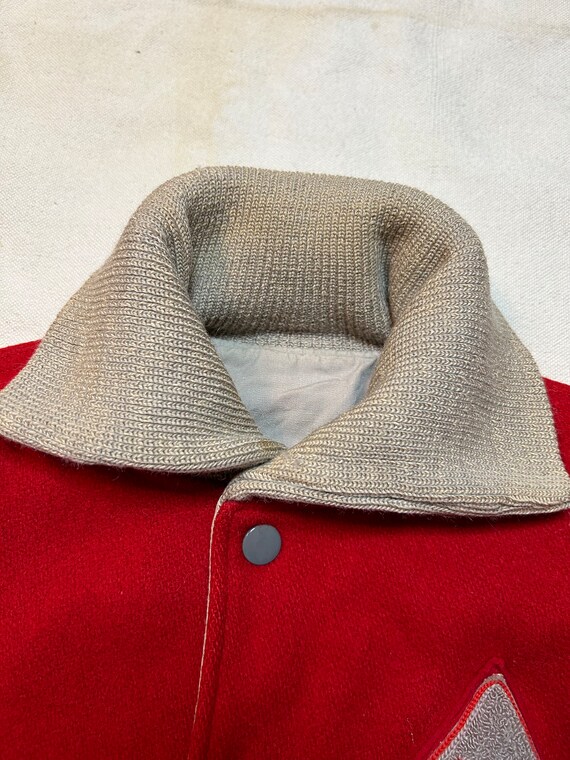 Vintage 1960s Butwin Wool Letterman Jacket Mens Size … - Gem
