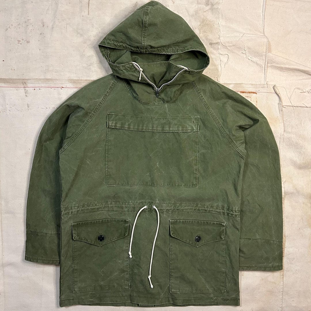 Vintage 1960s-70s British Anorak Mens Size S/M Green - Etsy