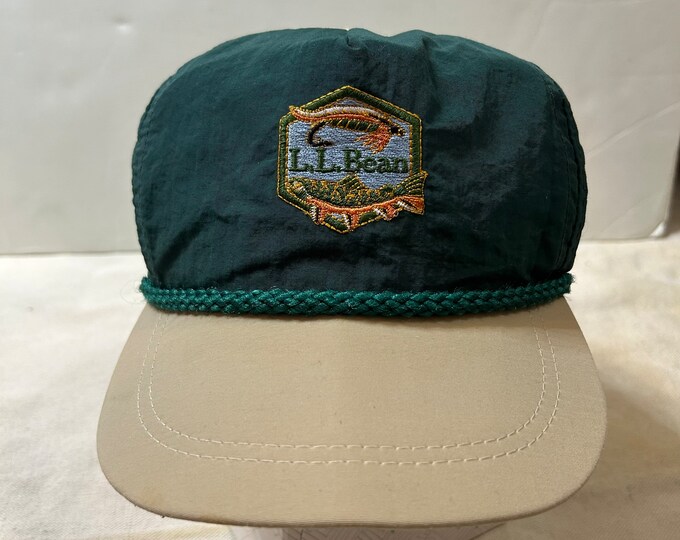 Vintage 1980s-90s L.L. Bean Fly Fishing Hat Green - Etsy