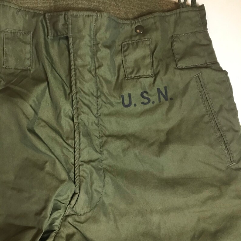 Rare Vintage 1950s USN ECW Deck Pants Mens Size Large US Navy - Etsy