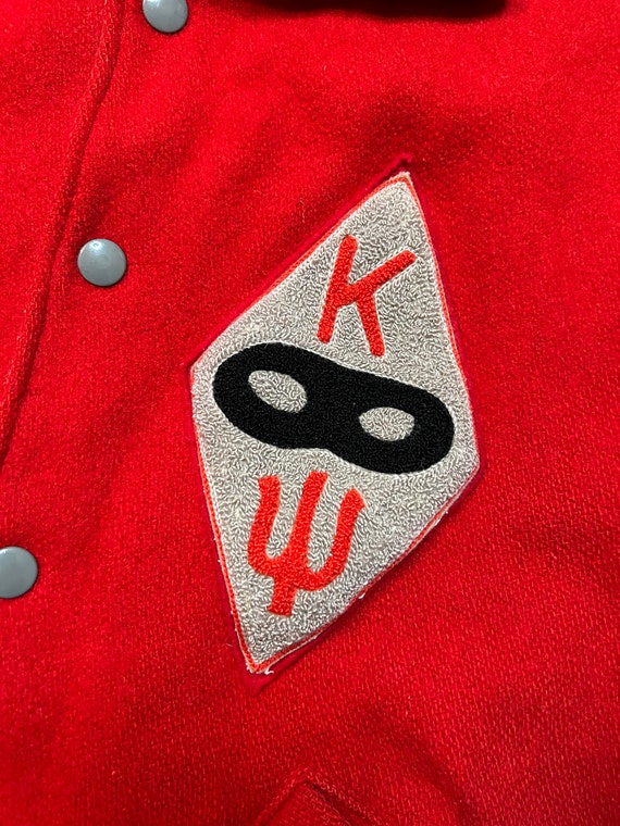 Vintage 1960s Butwin Wool Letterman Jacket Mens Size … - Gem