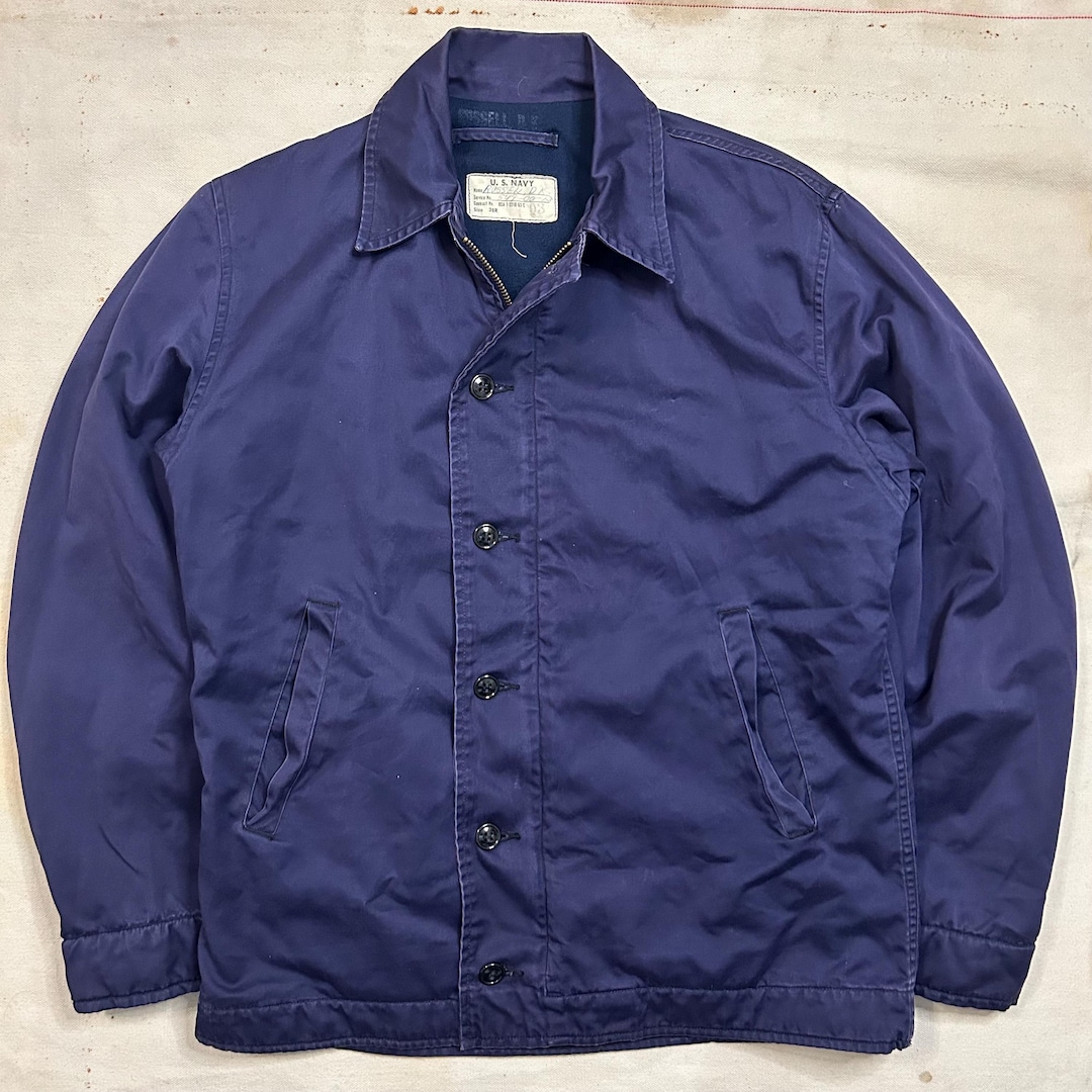 Vintage 1960s USN N4 Utility Jacket Mens Size Medium 38 Blue - Etsy