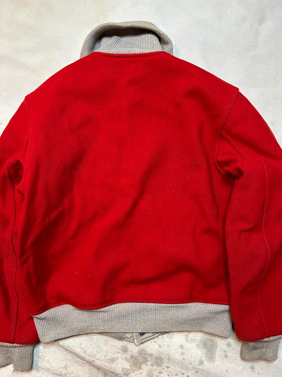 Vintage 1960s Butwin Wool Letterman Jacket Mens Size … - Gem