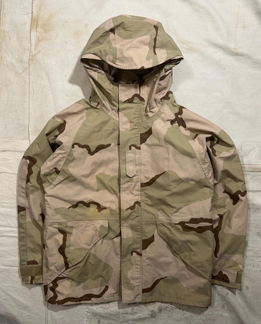 2000s US Military Goretex Style Parka Mens Size M/L Desert Camo - Etsy