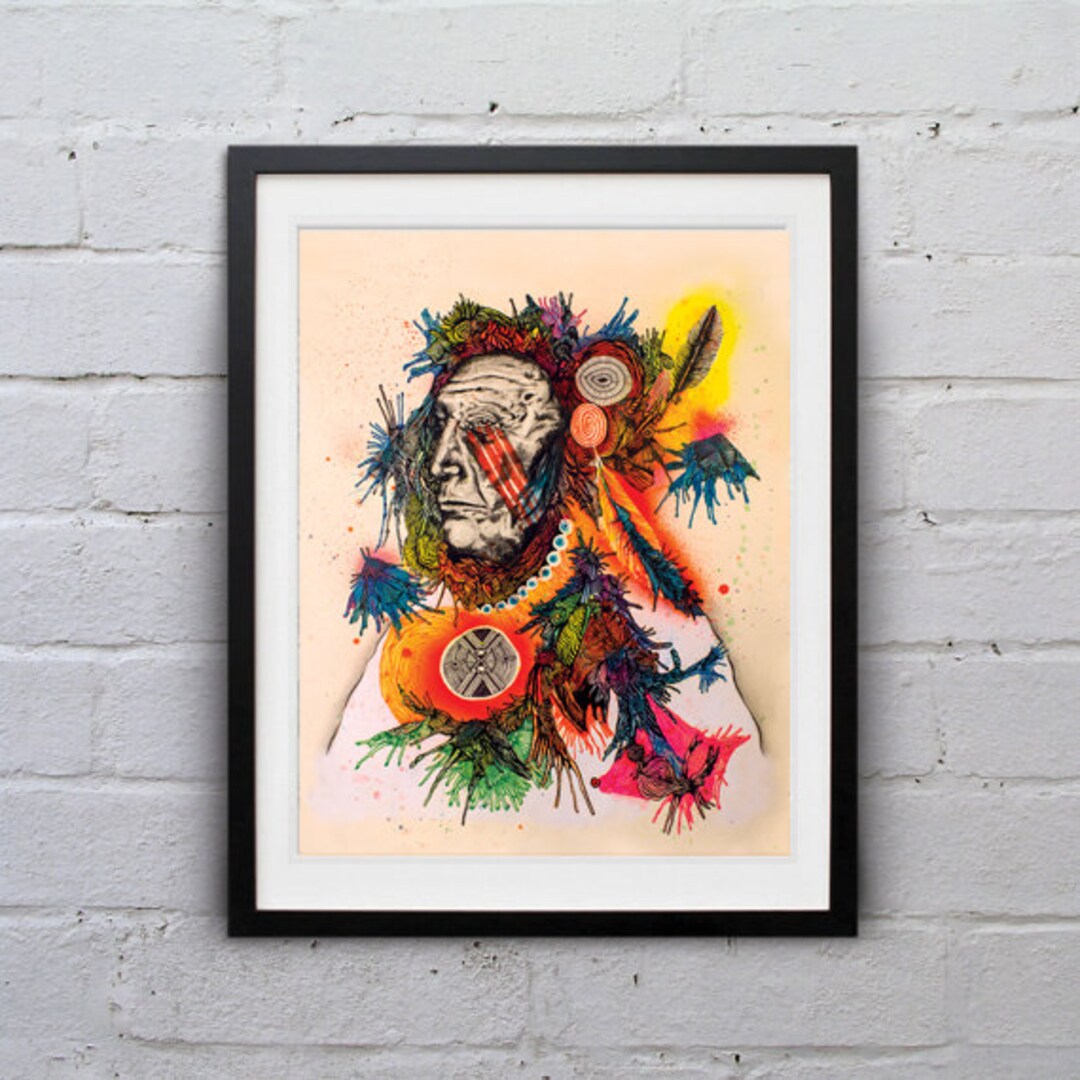 Archival 5 X 7 Print - the Medicine Wheel by Michael Crigler - Etsy