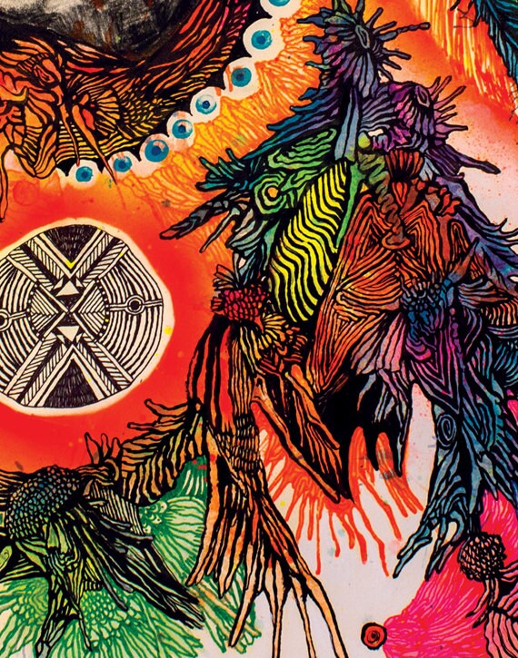 Archival 5 X 7 Print - the Medicine Wheel by Michael Crigler - Etsy