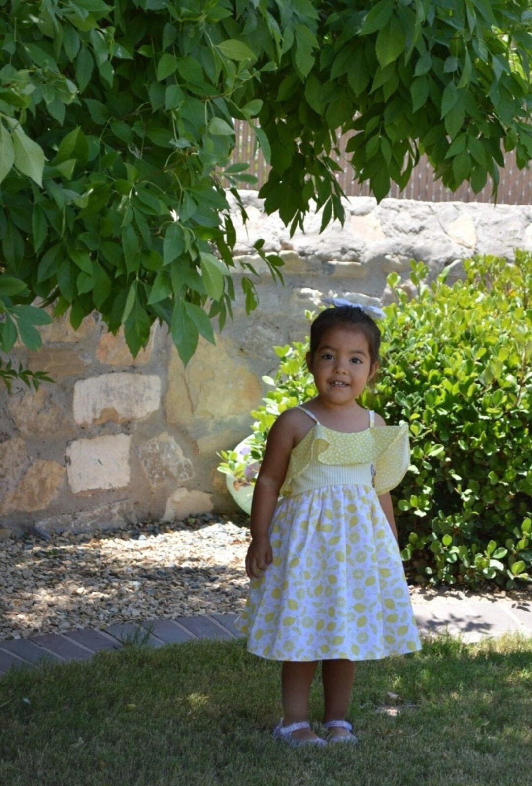 Little Girl Lemon Yellow Dress Summer Dress Baby Girl - Etsy
