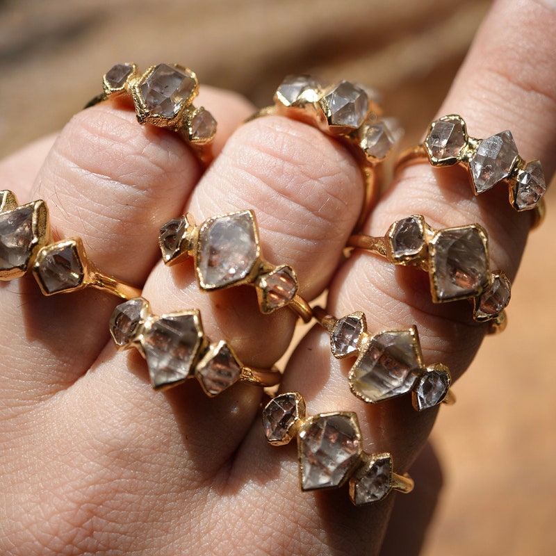 Raw Diamond Ring - Etsy