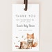 EDITABLE Mushroom Thank You Favor Tags, Labels for Mushroom Baby Shower ...