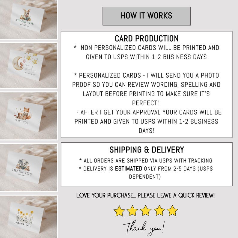 PRINTED Small Easter Cards Set | Mini Easter Bunny Cards | Bulk Easter ...