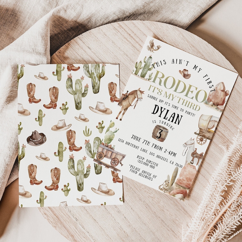 Cowboy Theme Party - Etsy