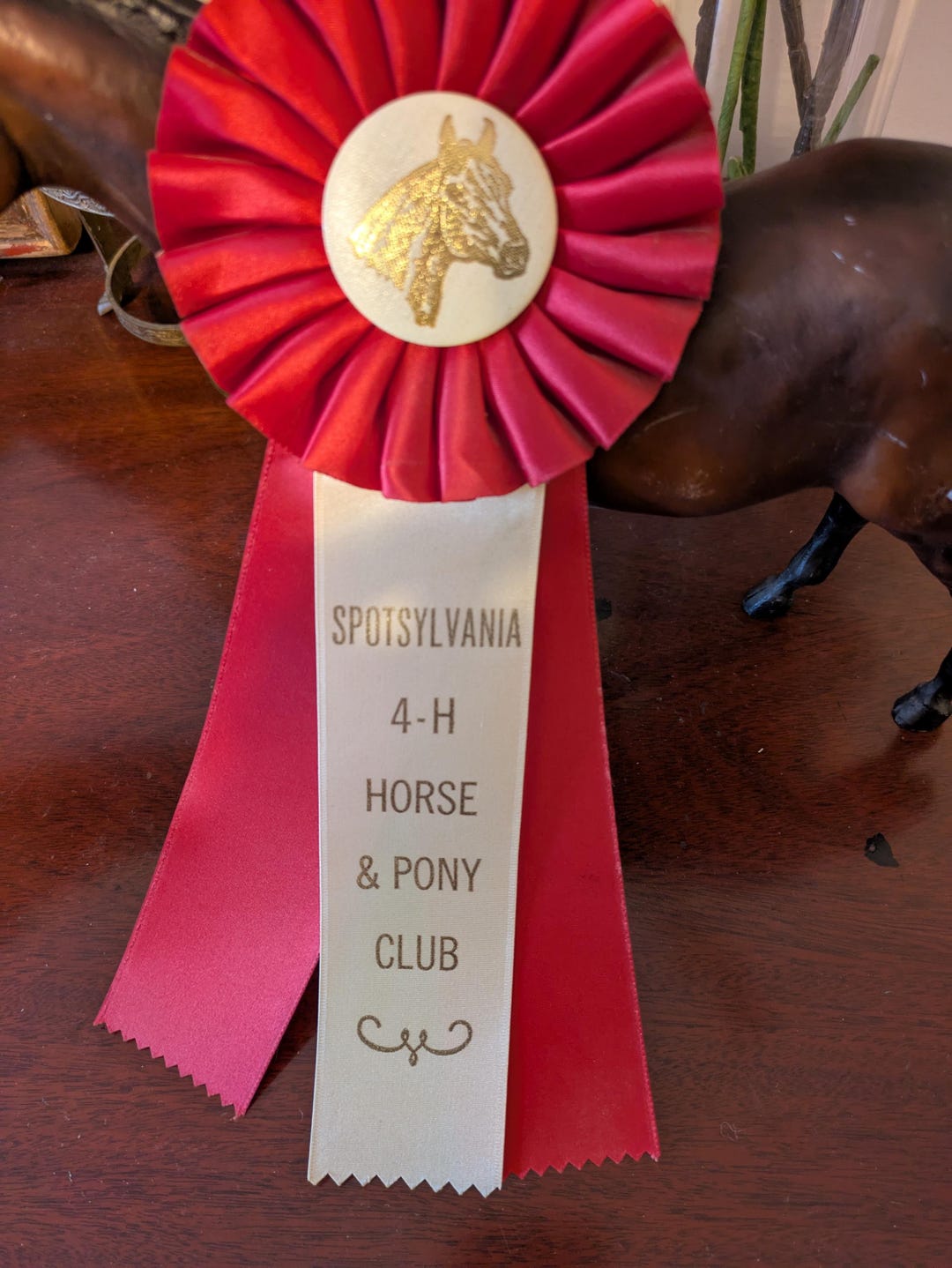 4H Horse & Pony Rosette Award Ribbon - Etsy