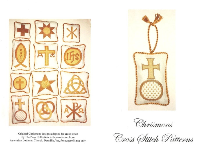 Set of 15 Chrismon Christmas Ornaments in a Box. - Etsy