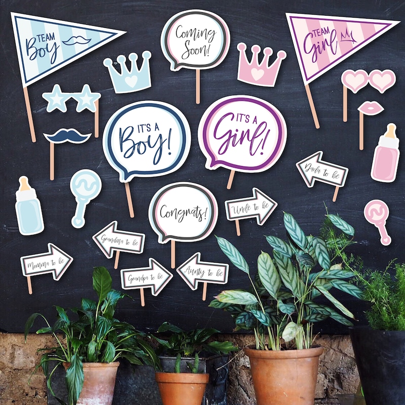 Gender Reveal Photo Booth - Etsy