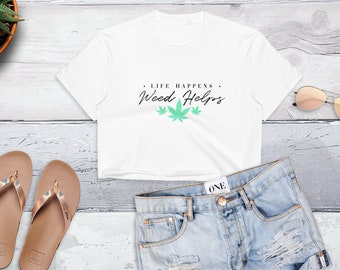 Marijuana Crop Top | Etsy