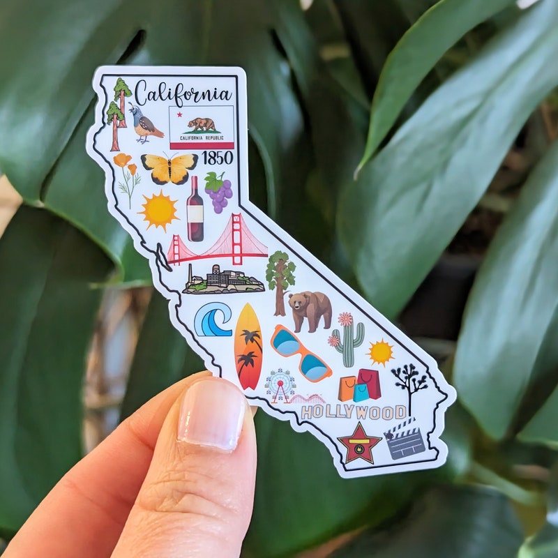 California Stickers - Etsy