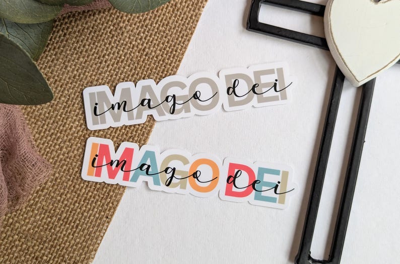 Christian Faith Sticker, Imago Dei, Image of God - Etsy