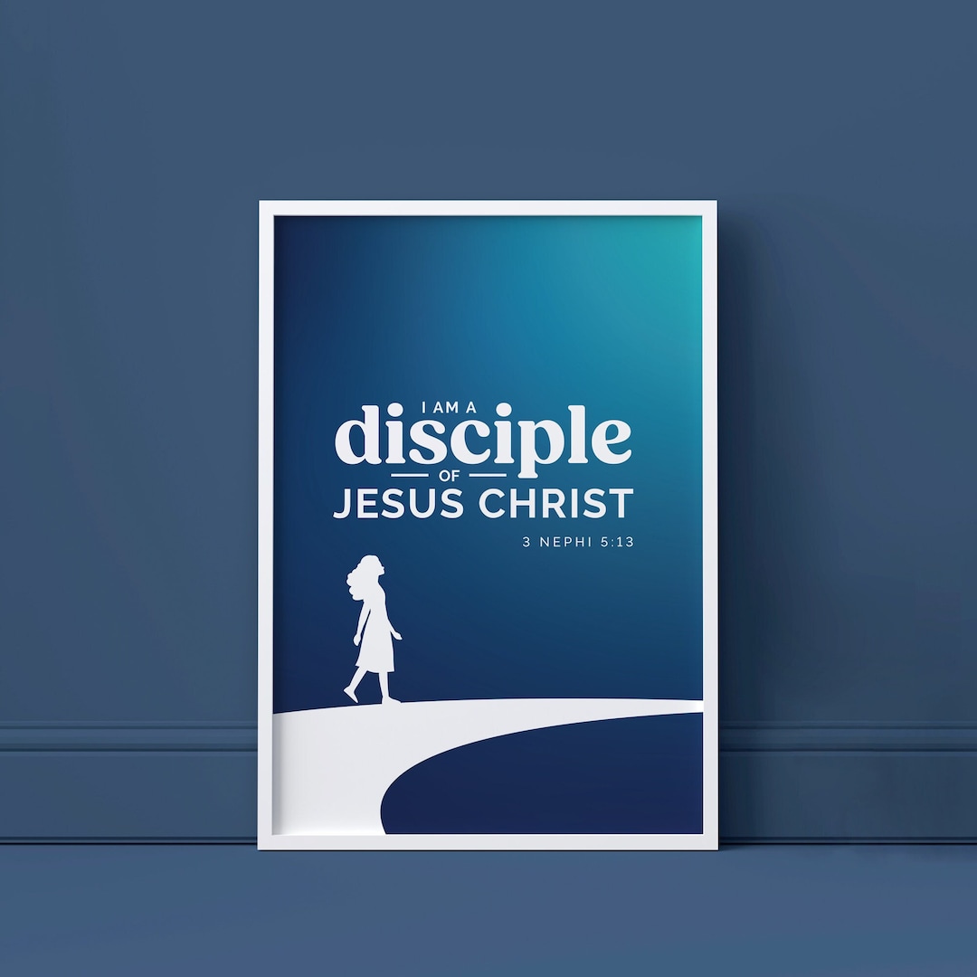 2024 Youth Theme "i Am a Disciple of Jesus Christ" Printable Poster | 8 ...