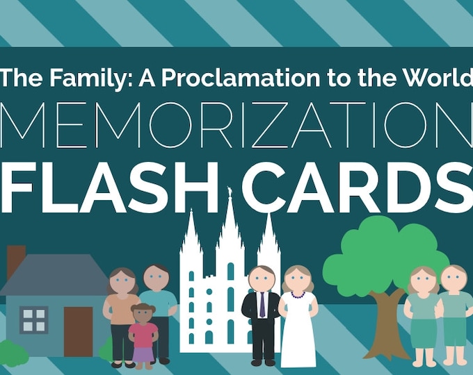 The Family: A Proclamation to the World Memorization Flash - Etsy