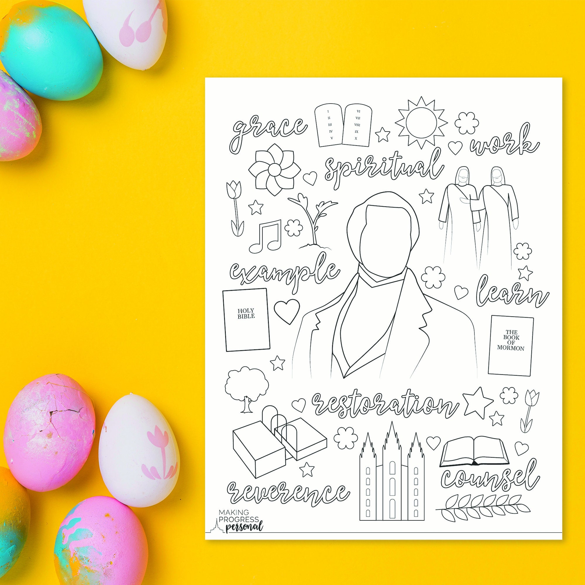 Fall 2023 General Conference Coloring Page Packet {set of 3} - Etsy