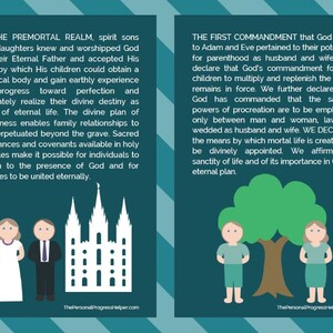 The Family: A Proclamation to the World Memorization Flash Cards - Etsy