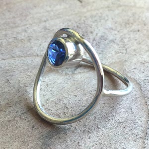 Circle Ring, With Gemstone - Etsy